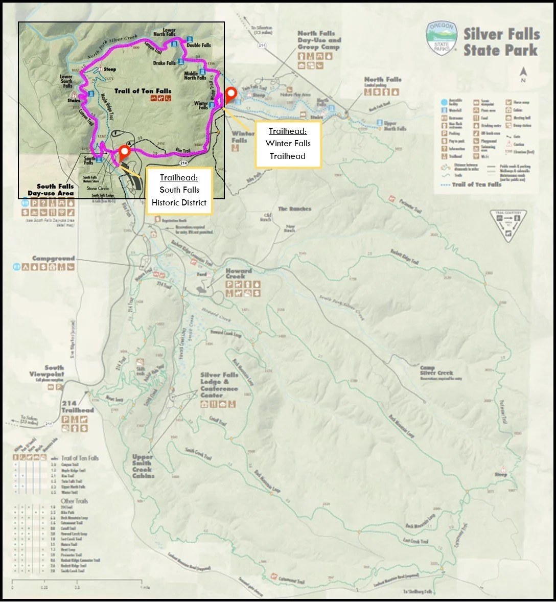 2 to 3 hour waterfall hikes — Friends of Silver Falls