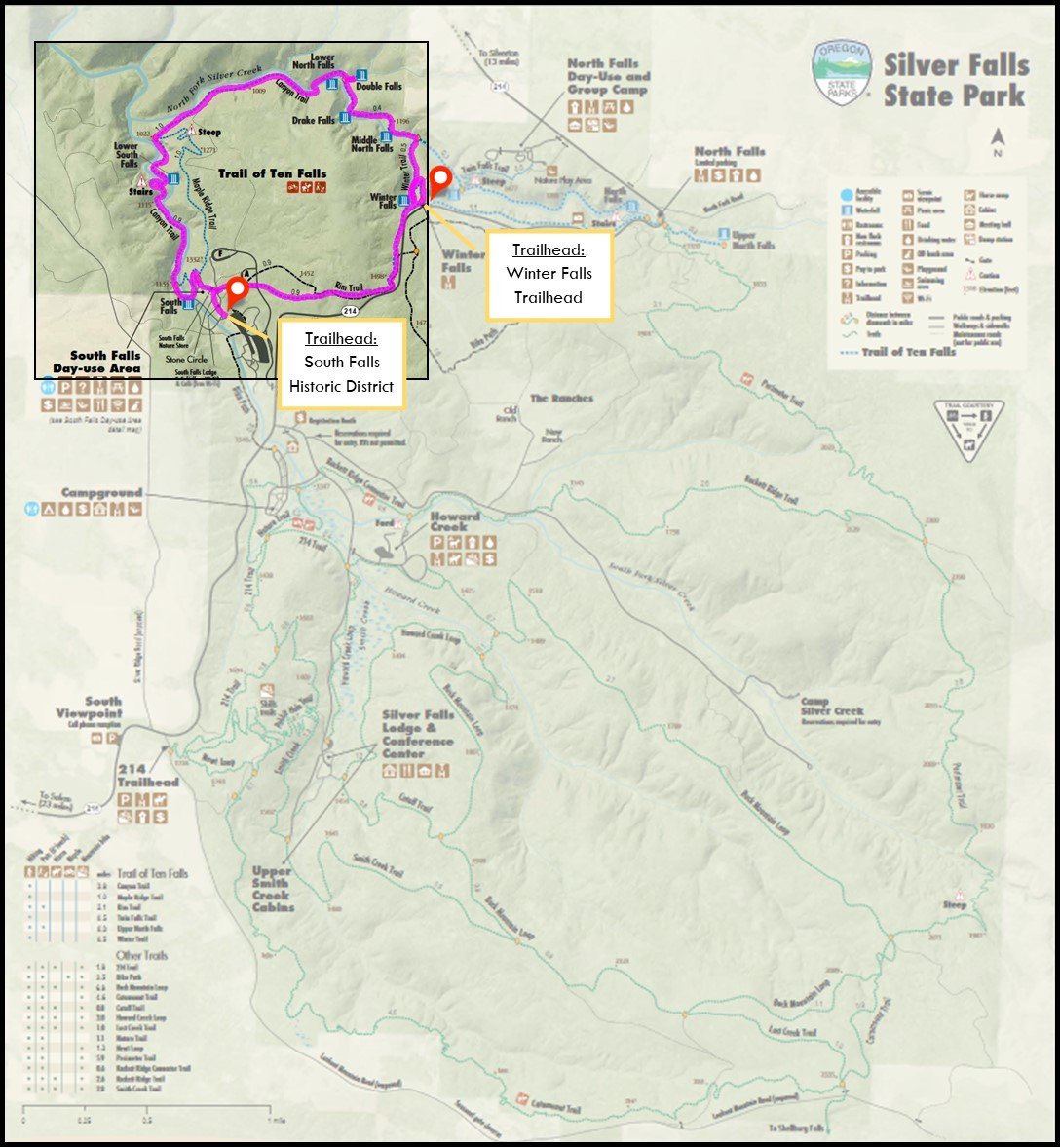 2 to 3 hour waterfall hikes — Friends of Silver Falls