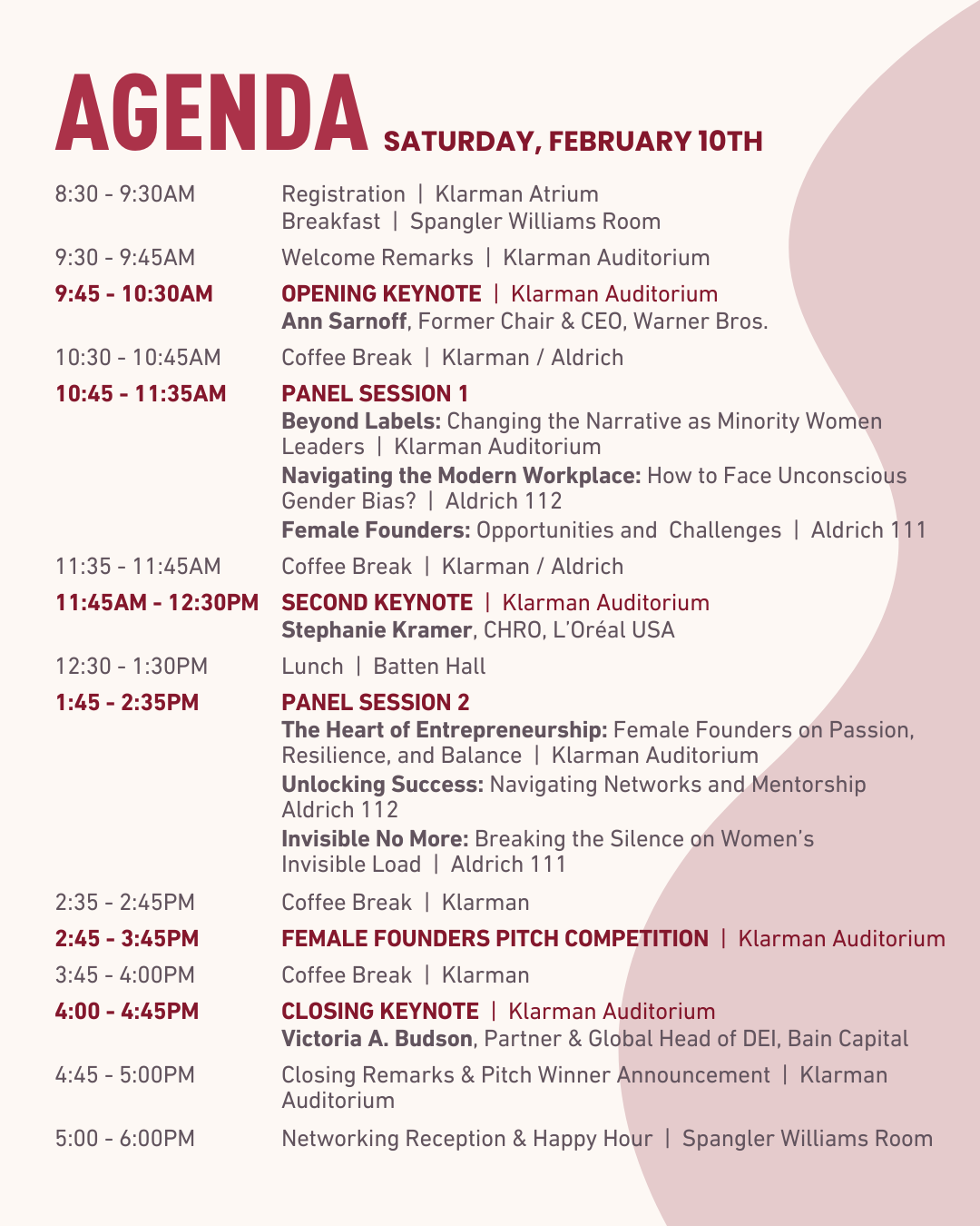 Conference 2024 — Women's Student Association at Harvard Business School