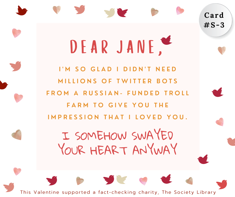 Customized Nerdy Digital Valentine's Cards — The Society Library
