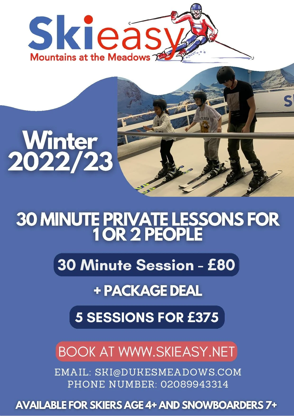 Indoor Ski Lessons in West London | Skieasy