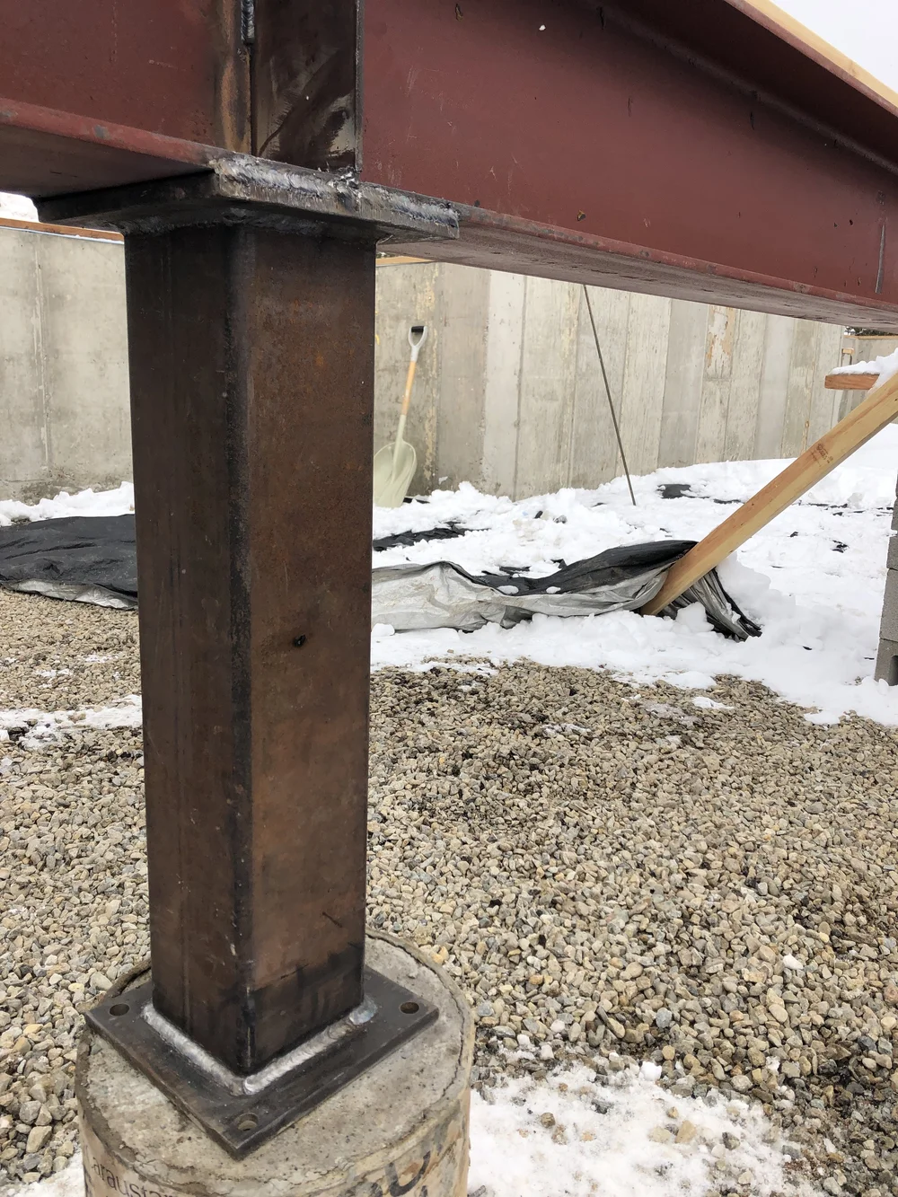 How To Support A Steel Beam - The Best Picture Of Beam