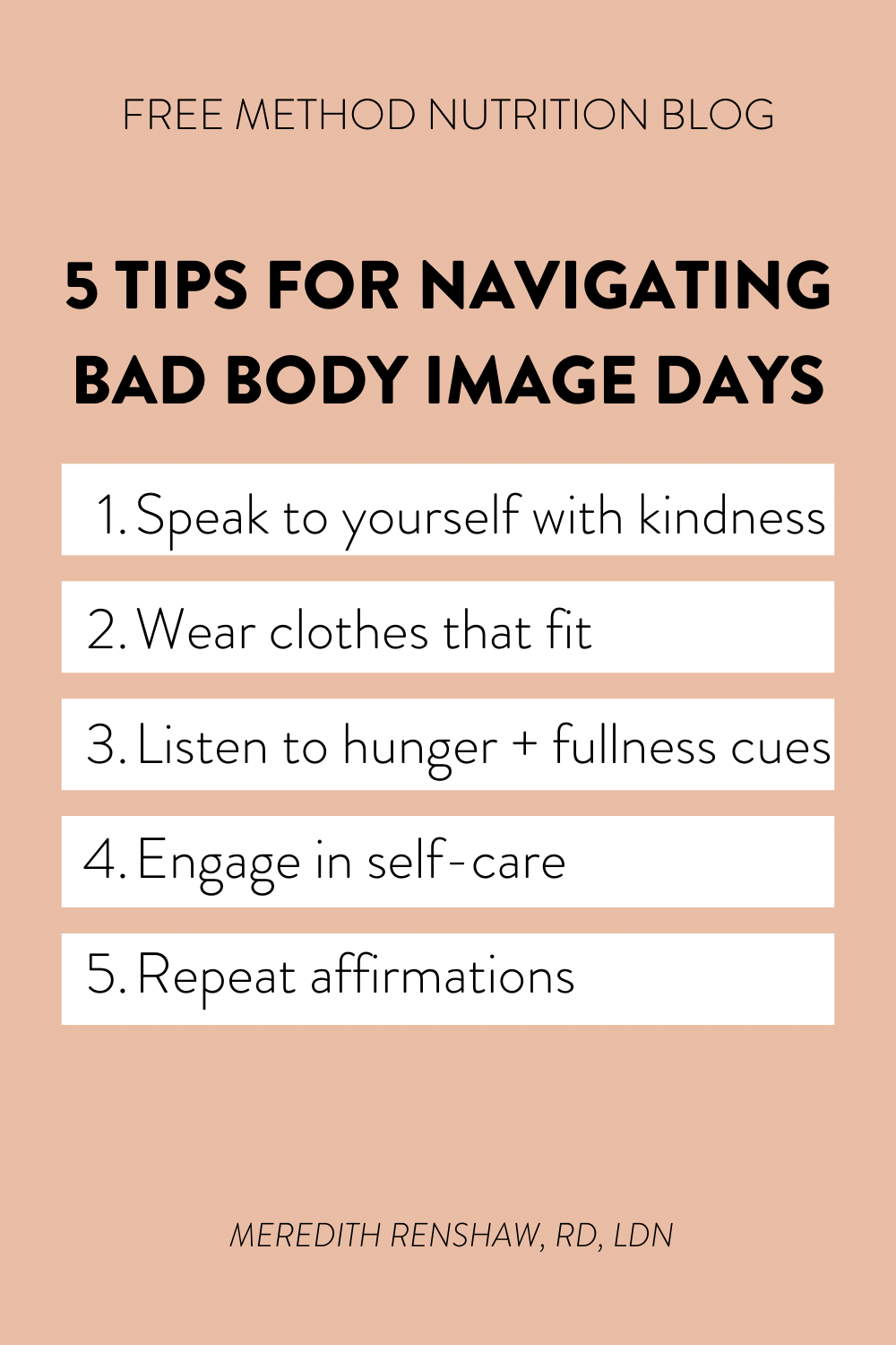 5 Tips for Navigating a Bad Body Image Day — Virtual Nashville Nutritionist
