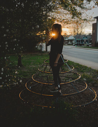 Social Distance Hoop Sculptures — Harrison Center