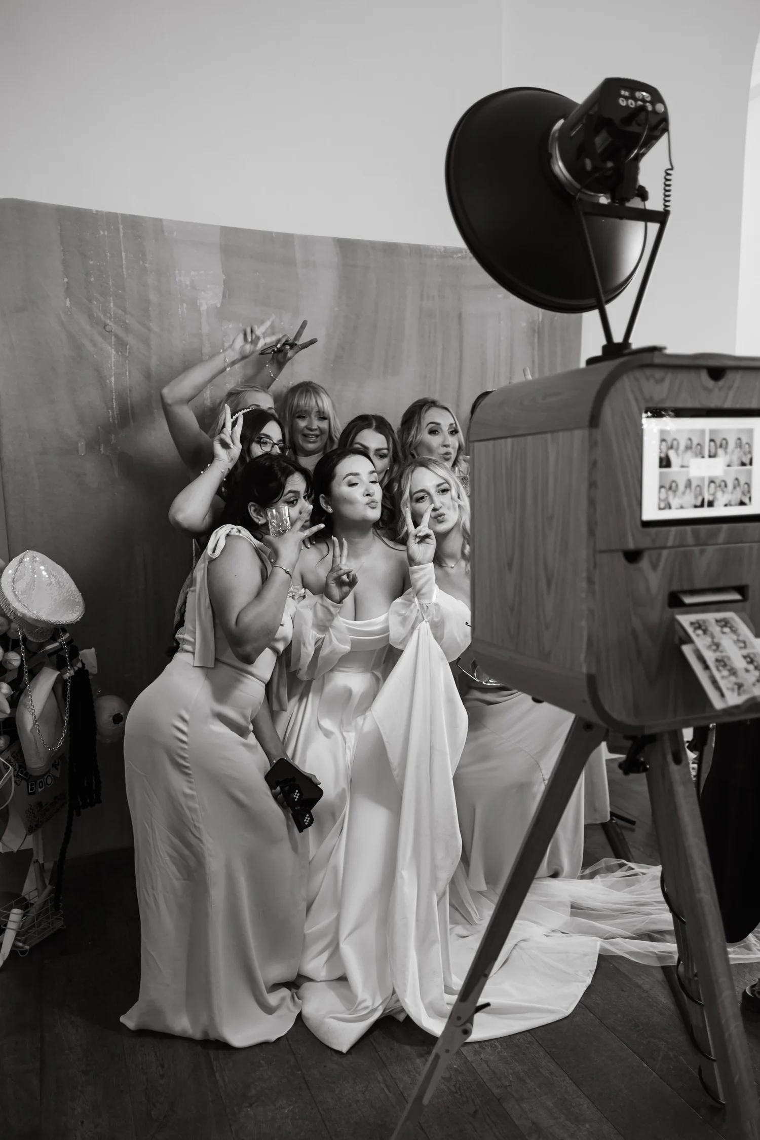 Open air vintage inspired photo booth in cumbria — Jo Greenfield The Photographer