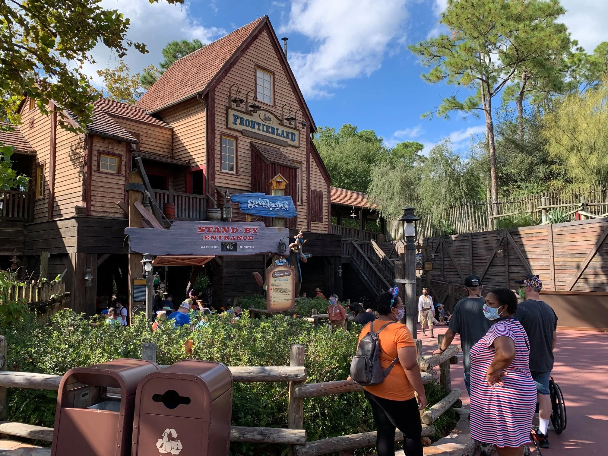 Splash Mountain Staged Photos