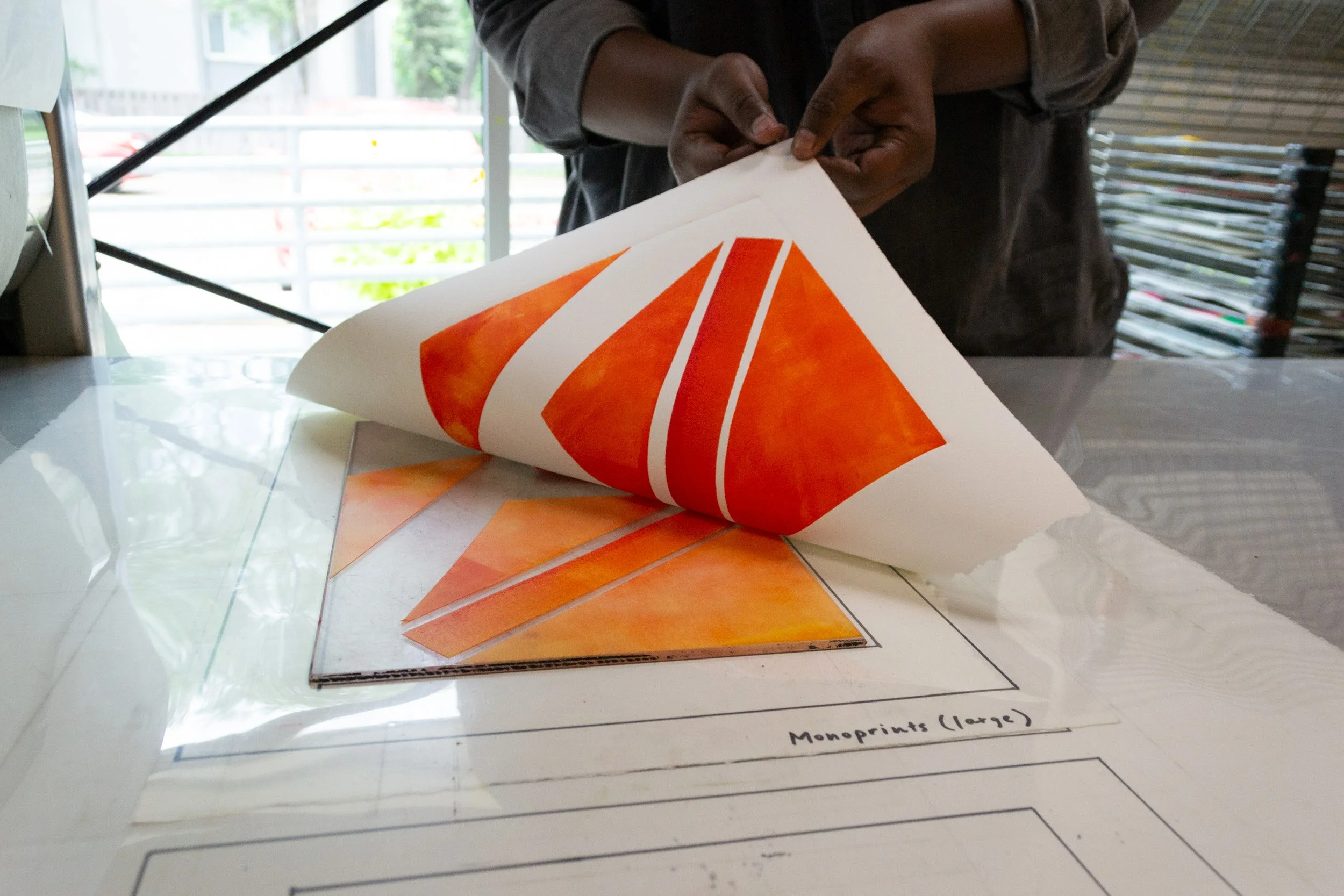 Sampler Session - Oct 20: Stencil Monotype — Highpoint Center for Printmaking