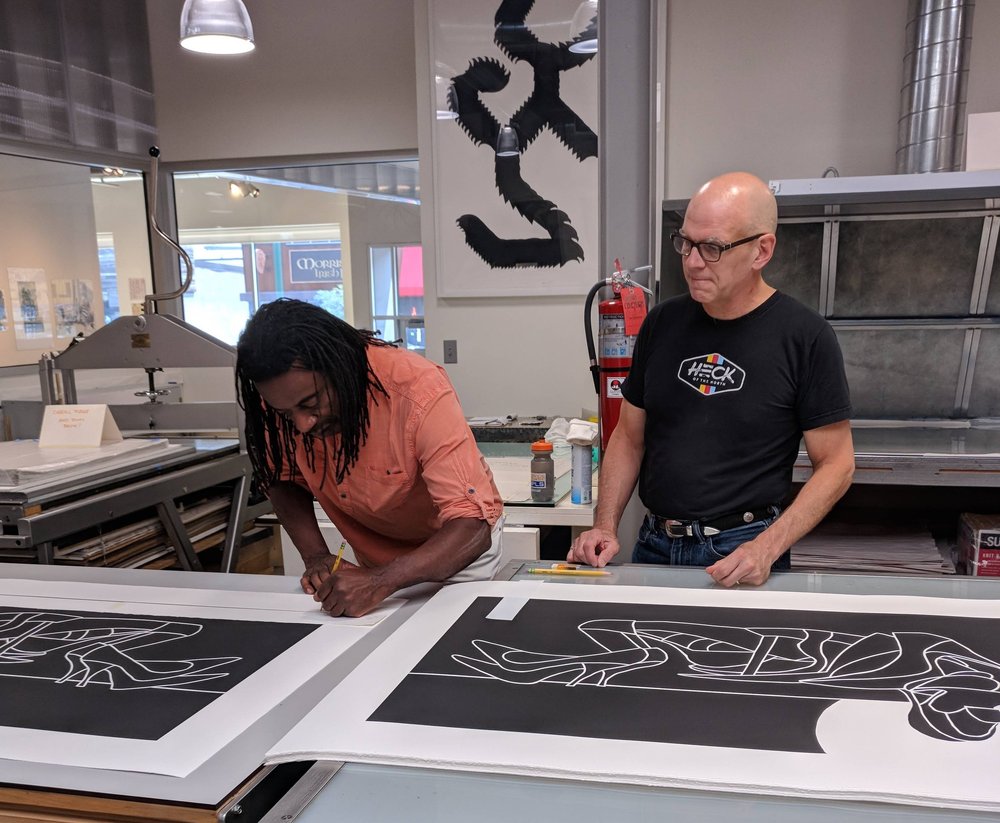 Co-Founder and Master Printer Cole Rogers celebrates 22+ years at ...