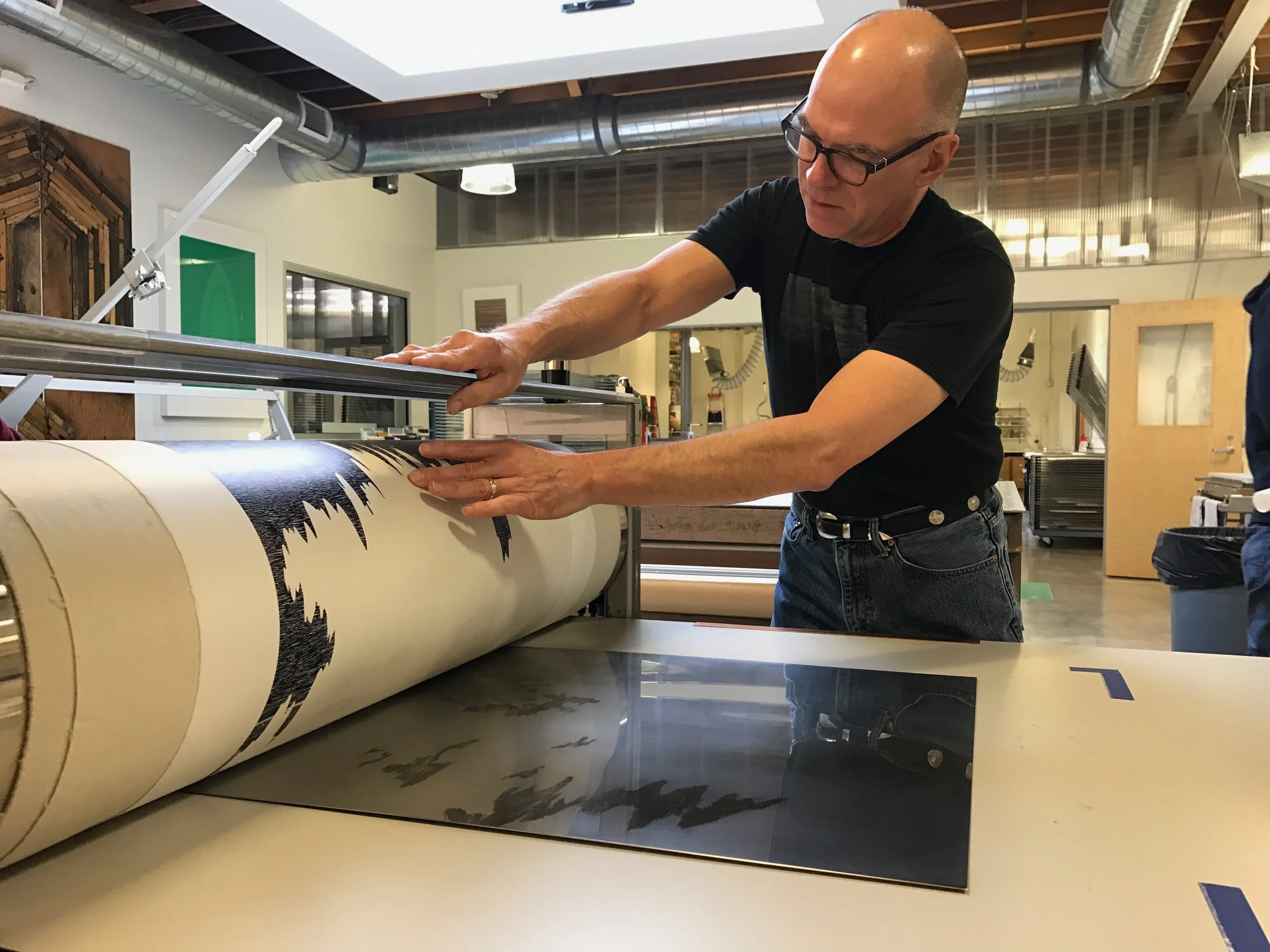 Co-Founder and Master Printer Cole Rogers celebrates 22+ years at ...