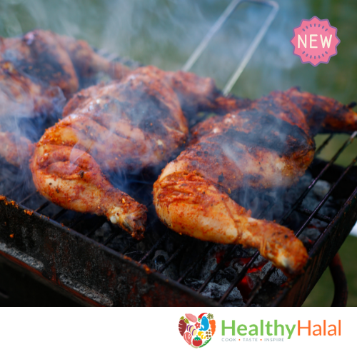 Sizzling Roasted Jalapeno & Garlic Halal Chicken Legs | Healthy Halal ...