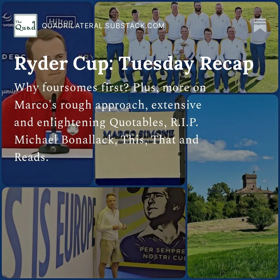 2023 Ryder Cup Tuesday — Geoff Shackelford