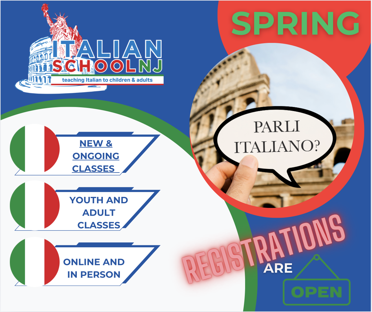 Italian Classes for Adults — Italian School NJ