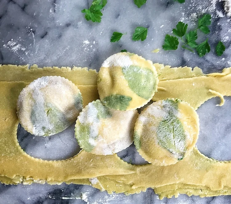 HERB LAMINATED PASTA [VEGETARIAN] — the honest spoon