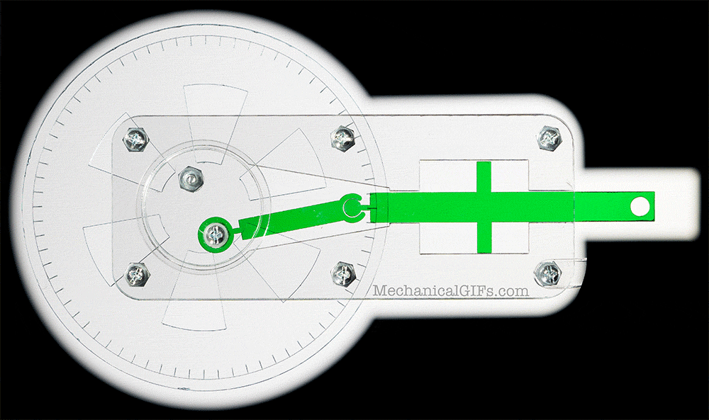 Piston and Flywheel — Mechanical Gifs
