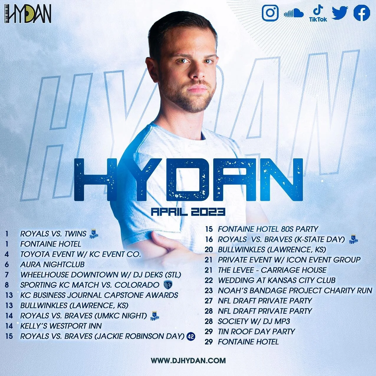 Booking — DJ Hydan | Kansas City Royals DJ | Corporate Events ...