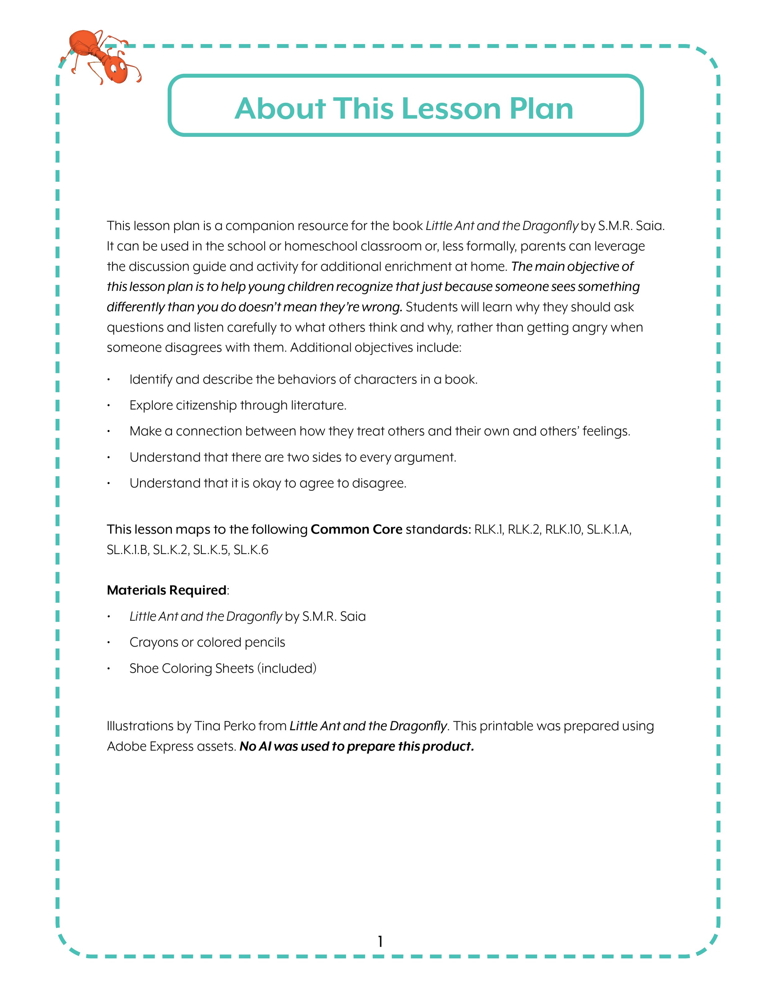 Kindergarten Social Emotional Learning Lesson Plan - Relationship ...