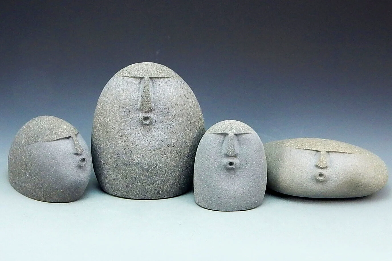 Sandblasted Stones — Silver Stone Handcrafted