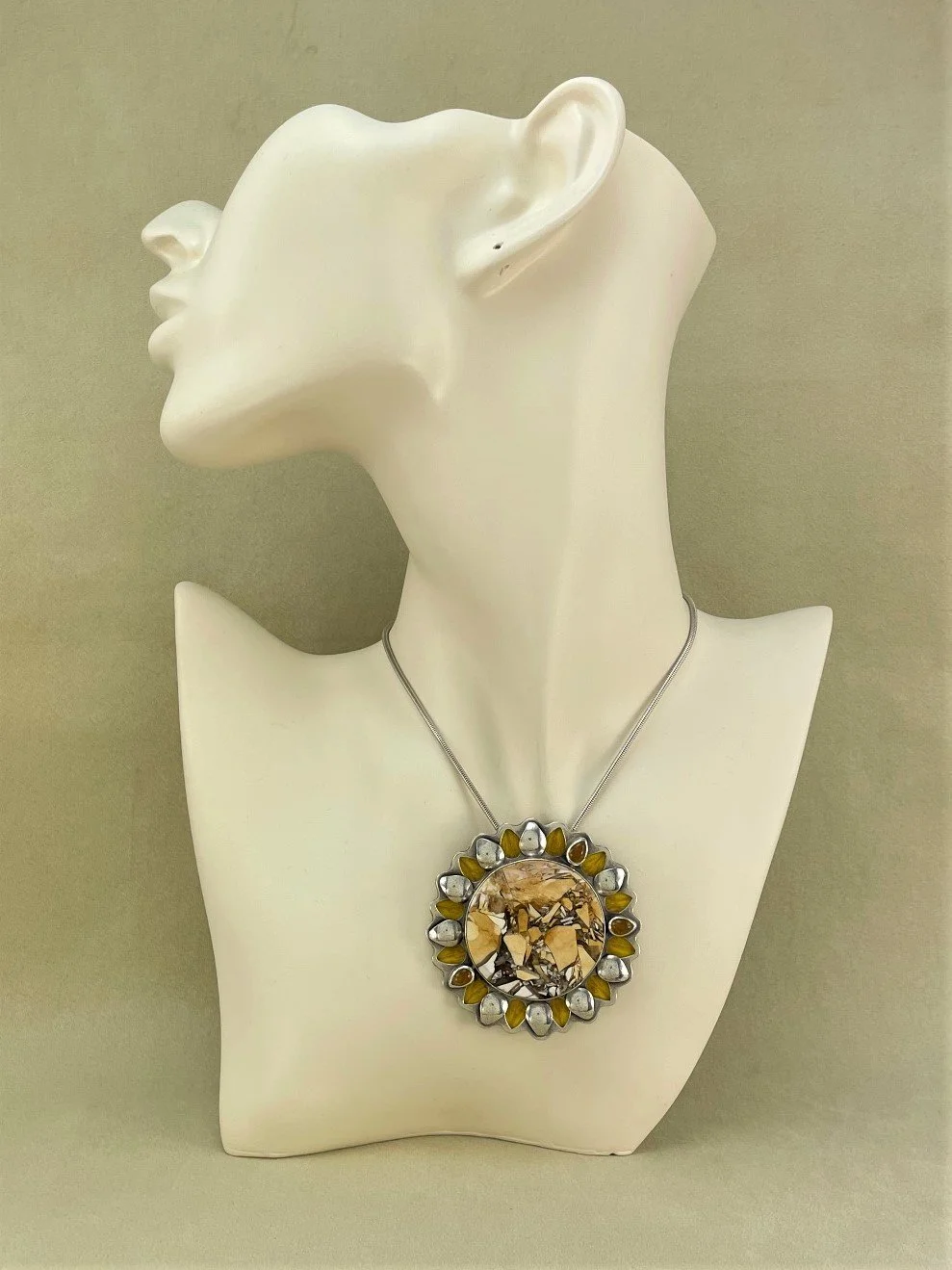 Wearable Sculpture — Silver Stone Handcrafted