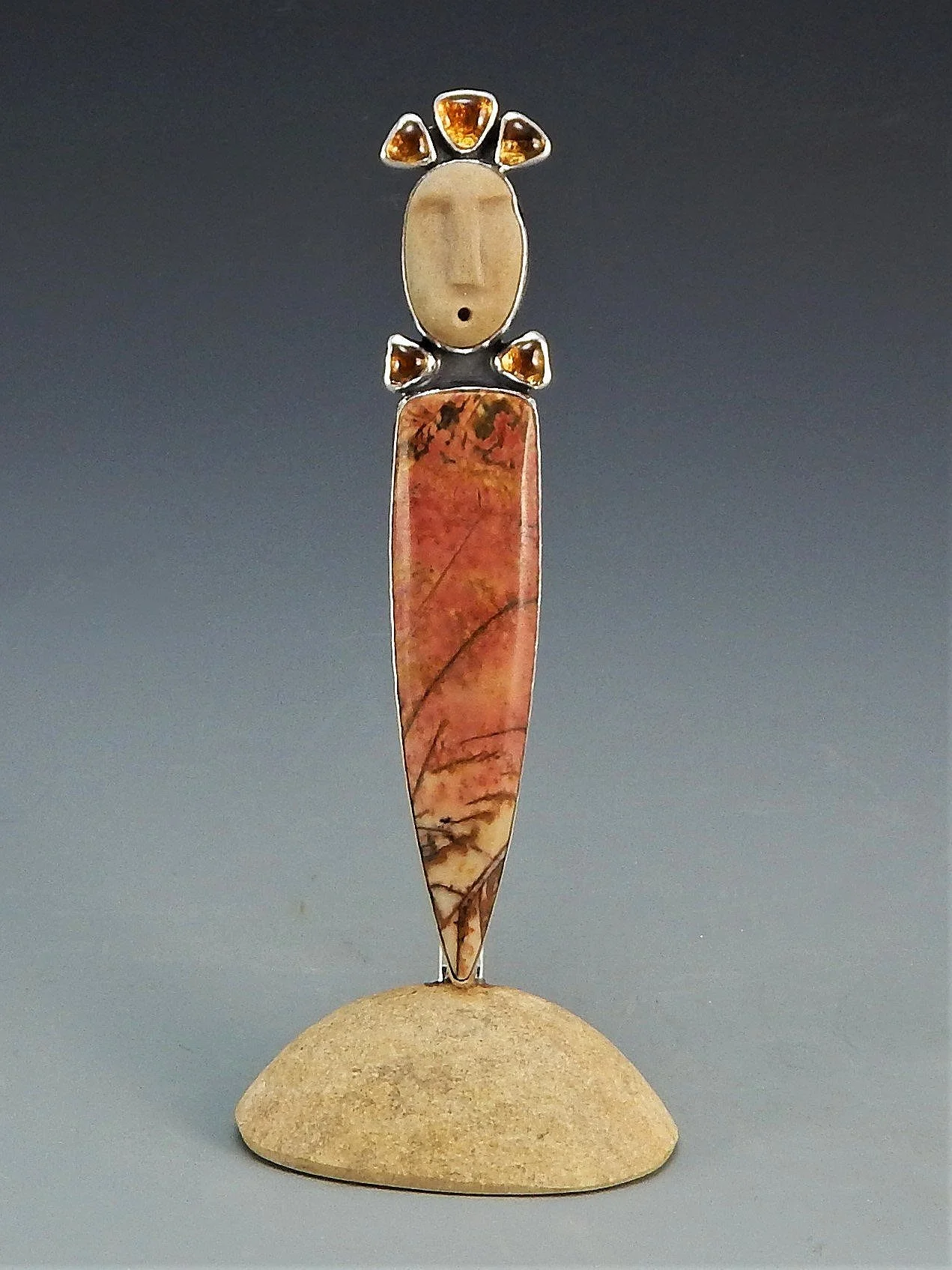 Wearable Sculpture — Silver Stone Handcrafted