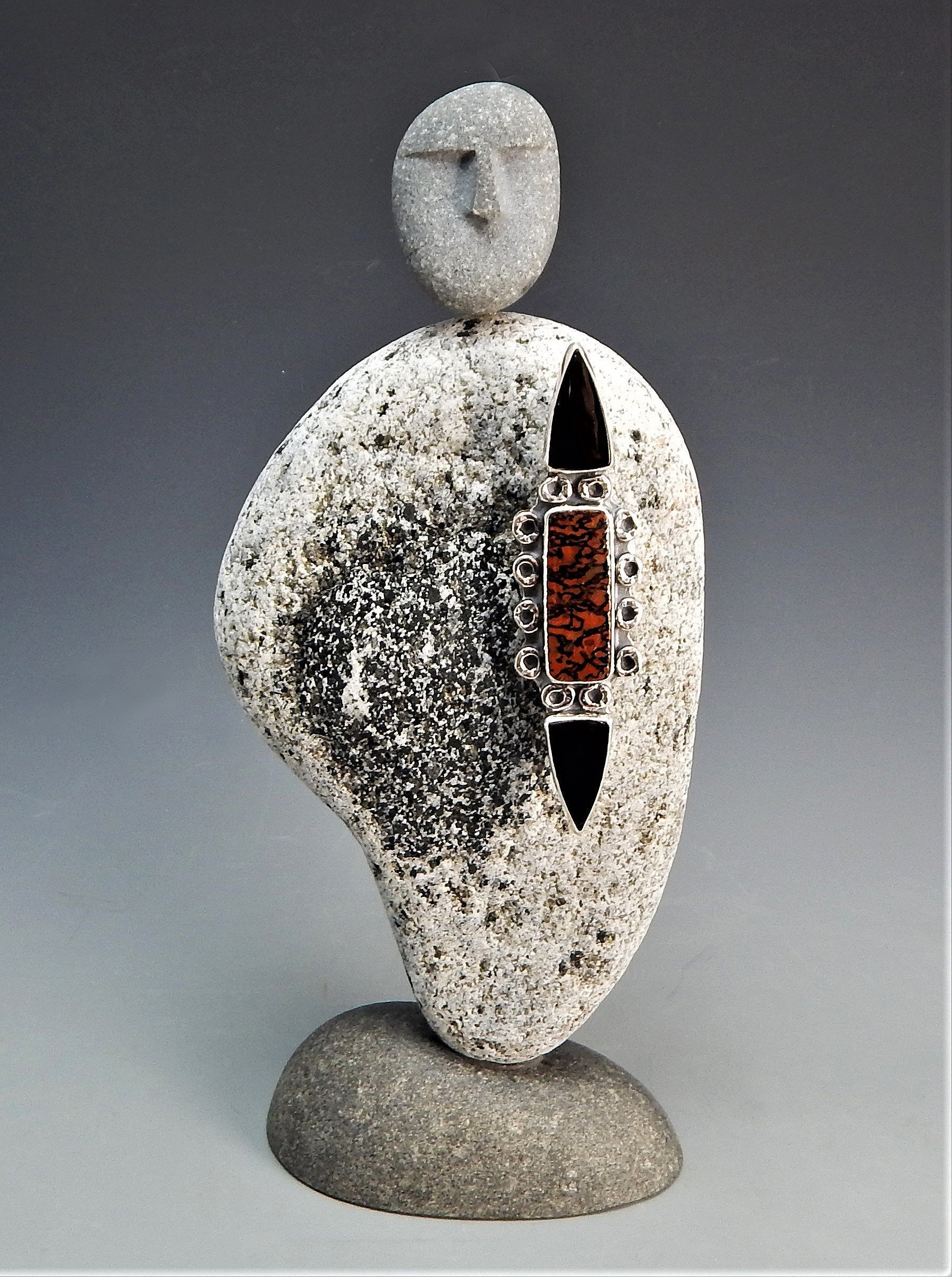 Wearable Sculpture — Silver Stone Handcrafted