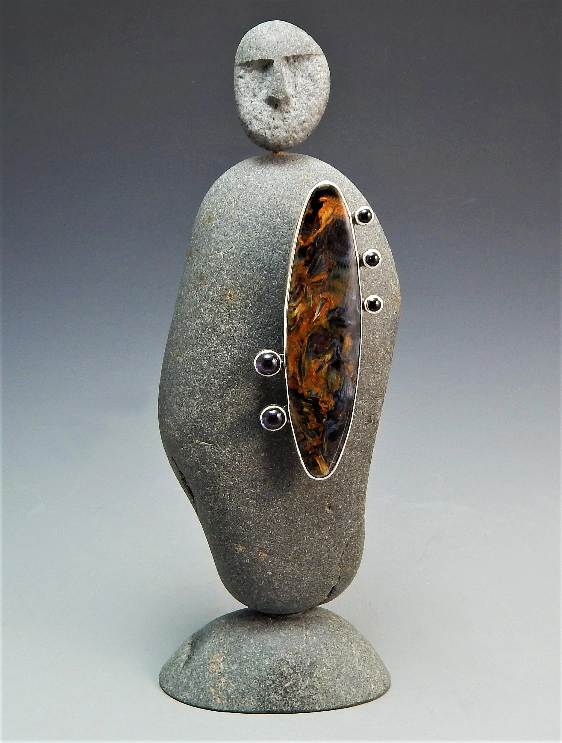 Wearable Sculpture — Silver Stone Handcrafted