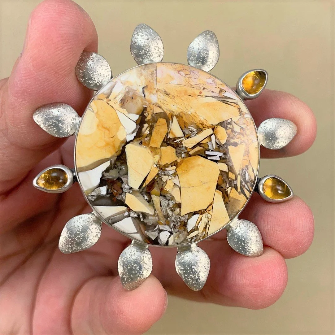 Wearable Sculpture — Silver Stone Handcrafted