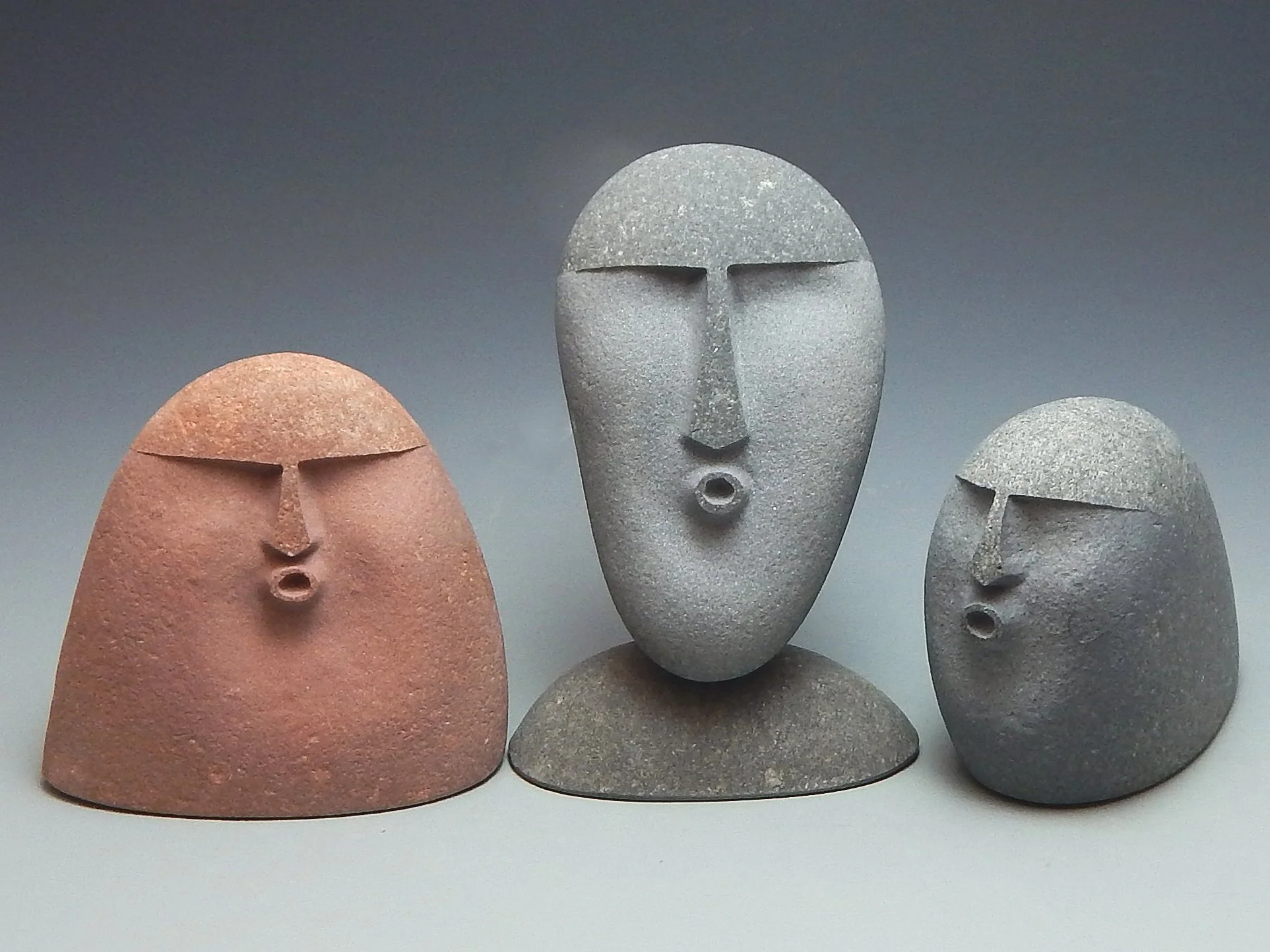 Faces Sandblasted Into Stone — Silver Stone Handcrafted