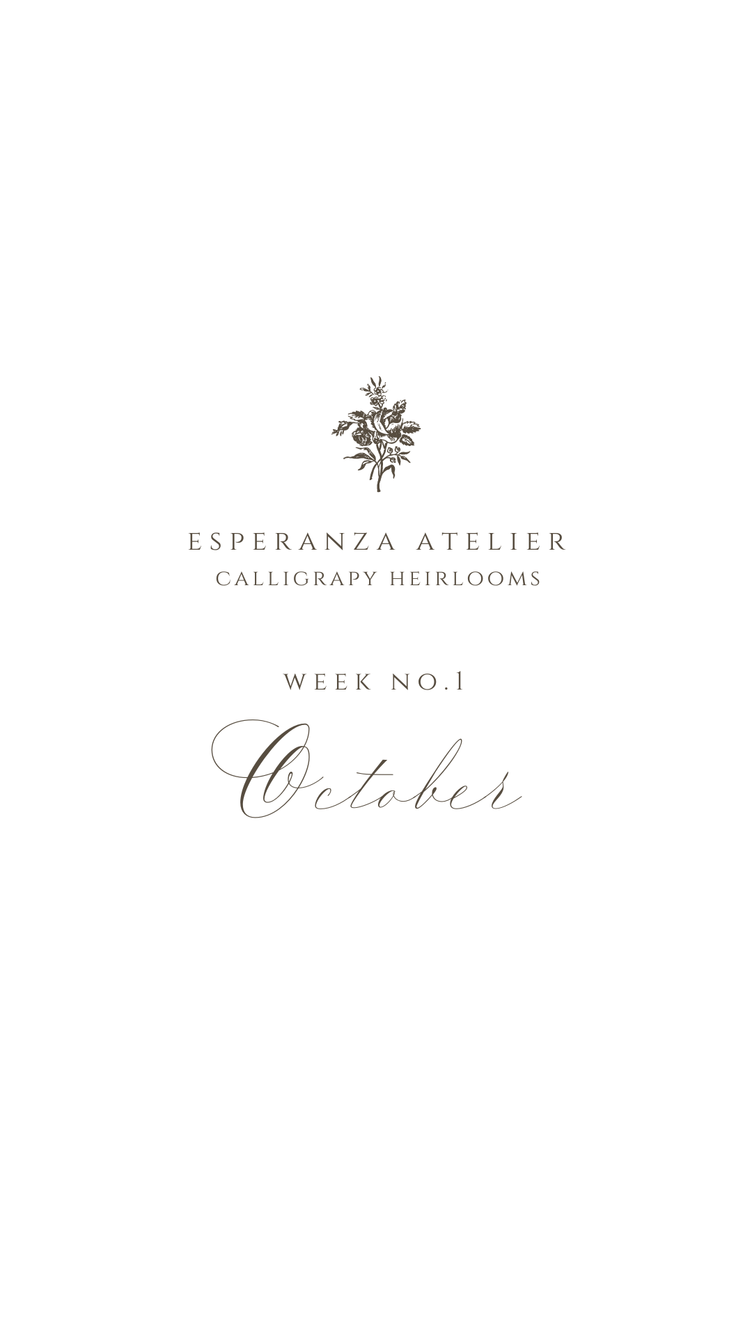 Week's Favorites — Fine Art Calligrapher | Esperanza Atelier Calligraphy