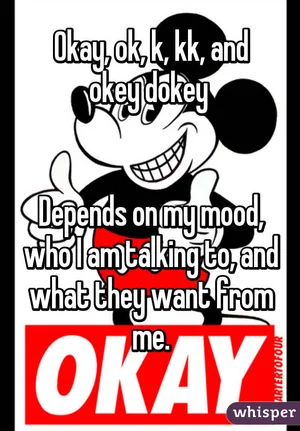 Business Communication and Character - Meanings Behind OK, K, and kk