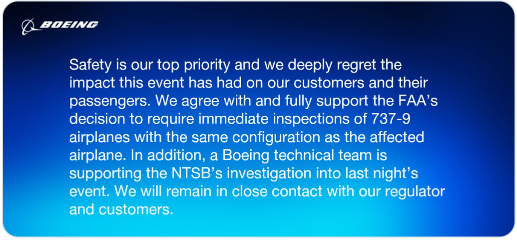 Business Communication and Character - Boeing Crisis Comms Need Work