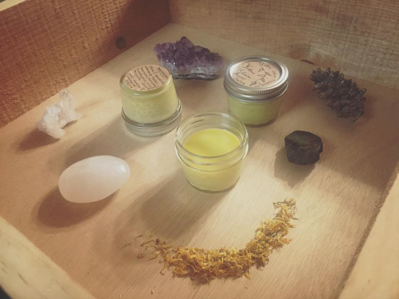 Yellow Flower Power Salve — Little Lotus Trading Co.