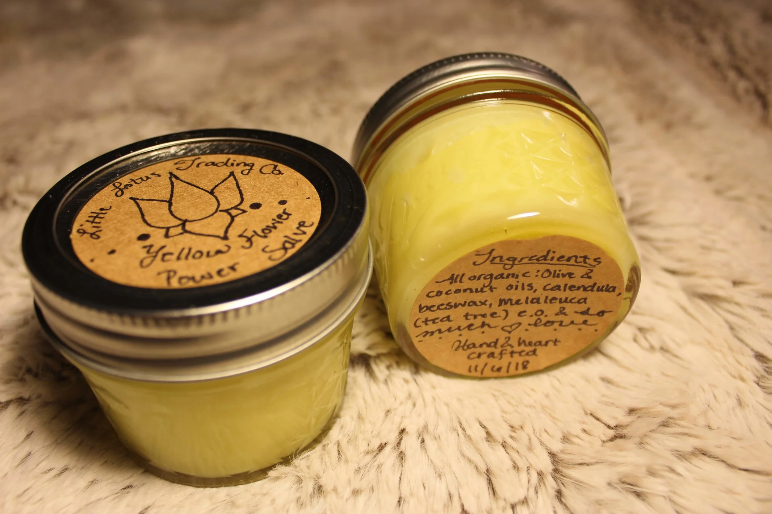 Yellow Flower Power Salve — Little Lotus Trading Co.
