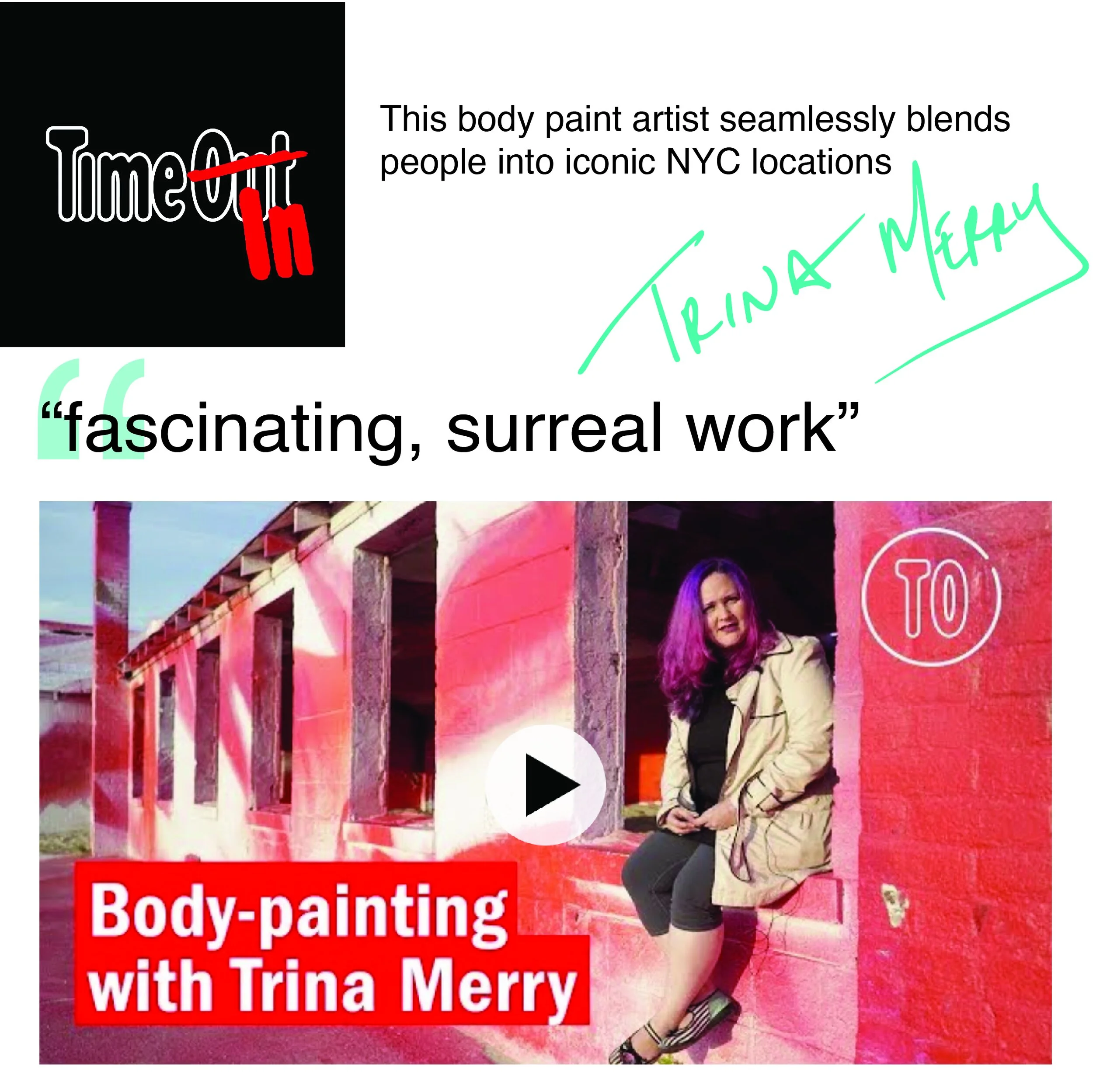 Trina Merry Press Clippings - Trina Merry — Trina Merry