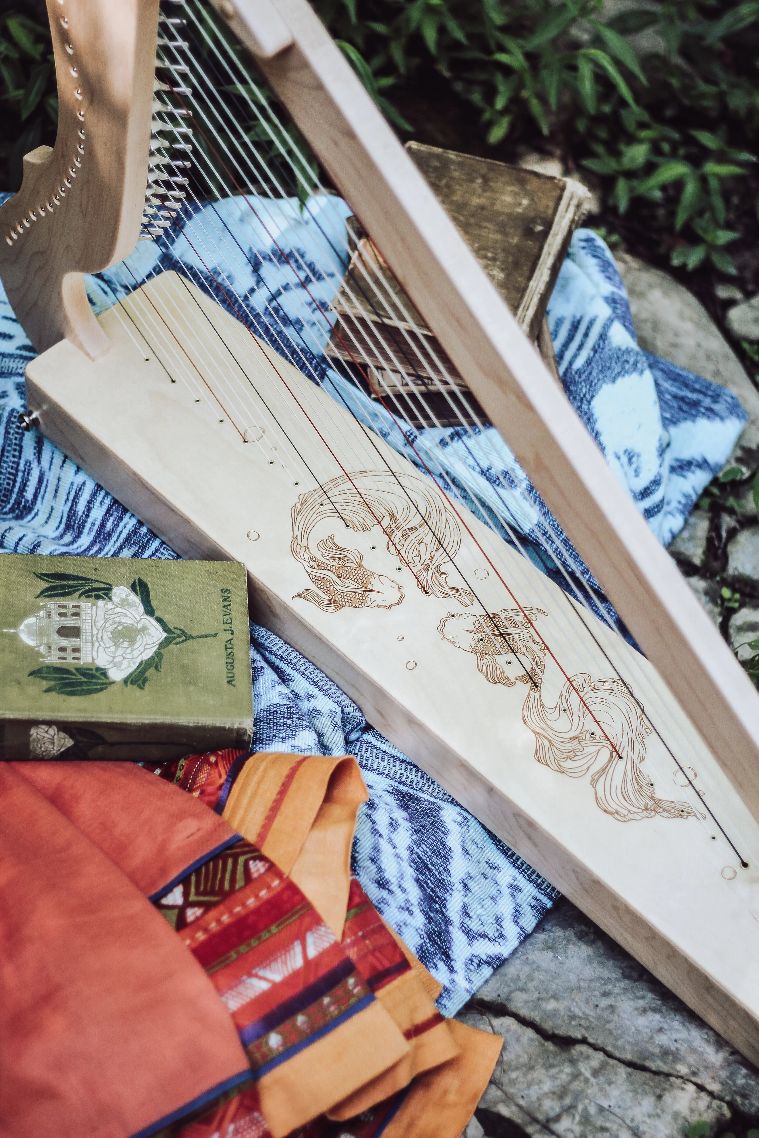 NEW! Ornamentation for Rees Harpsicle Harps — Harpsicle® Harps