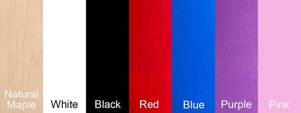 Wood & Color Choices — Harpsicle® Harps