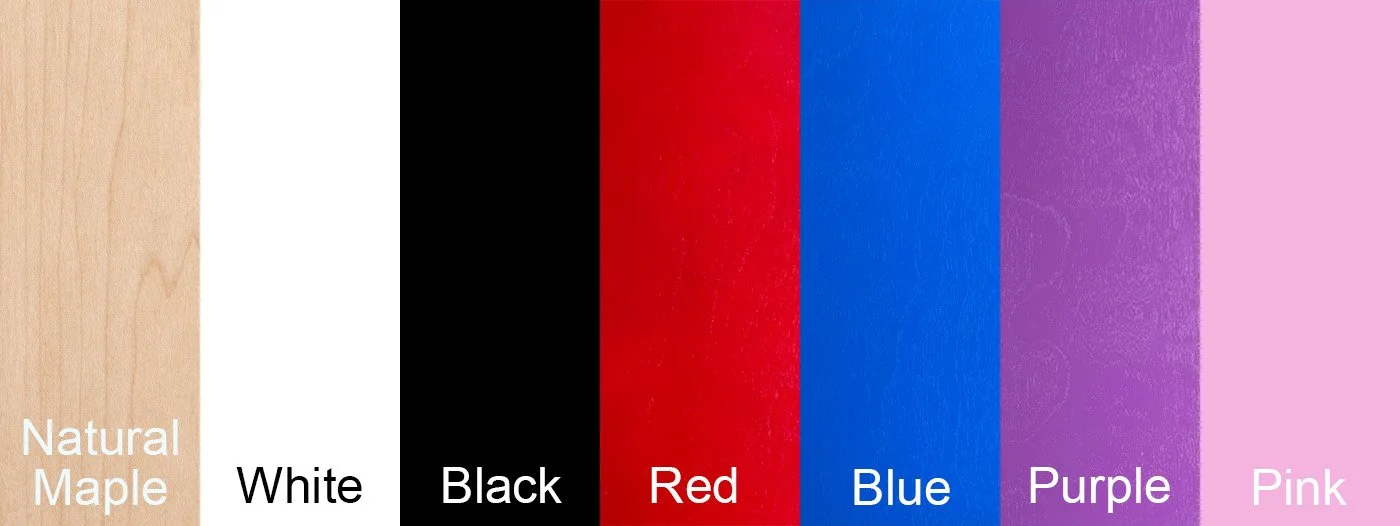 Wood & Color Choices — Harpsicle® Harps