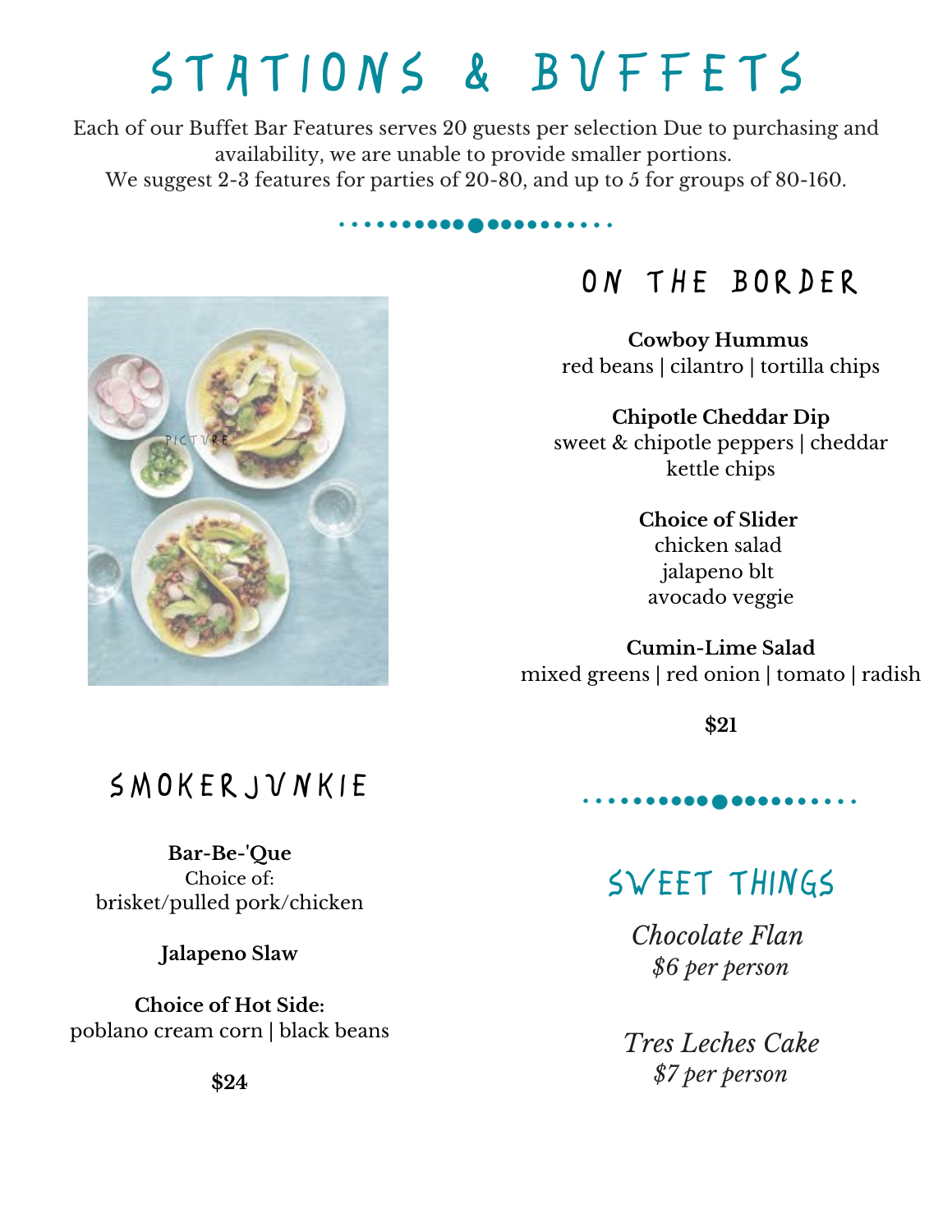 Private Event Menus — Hacienda Beer Co.