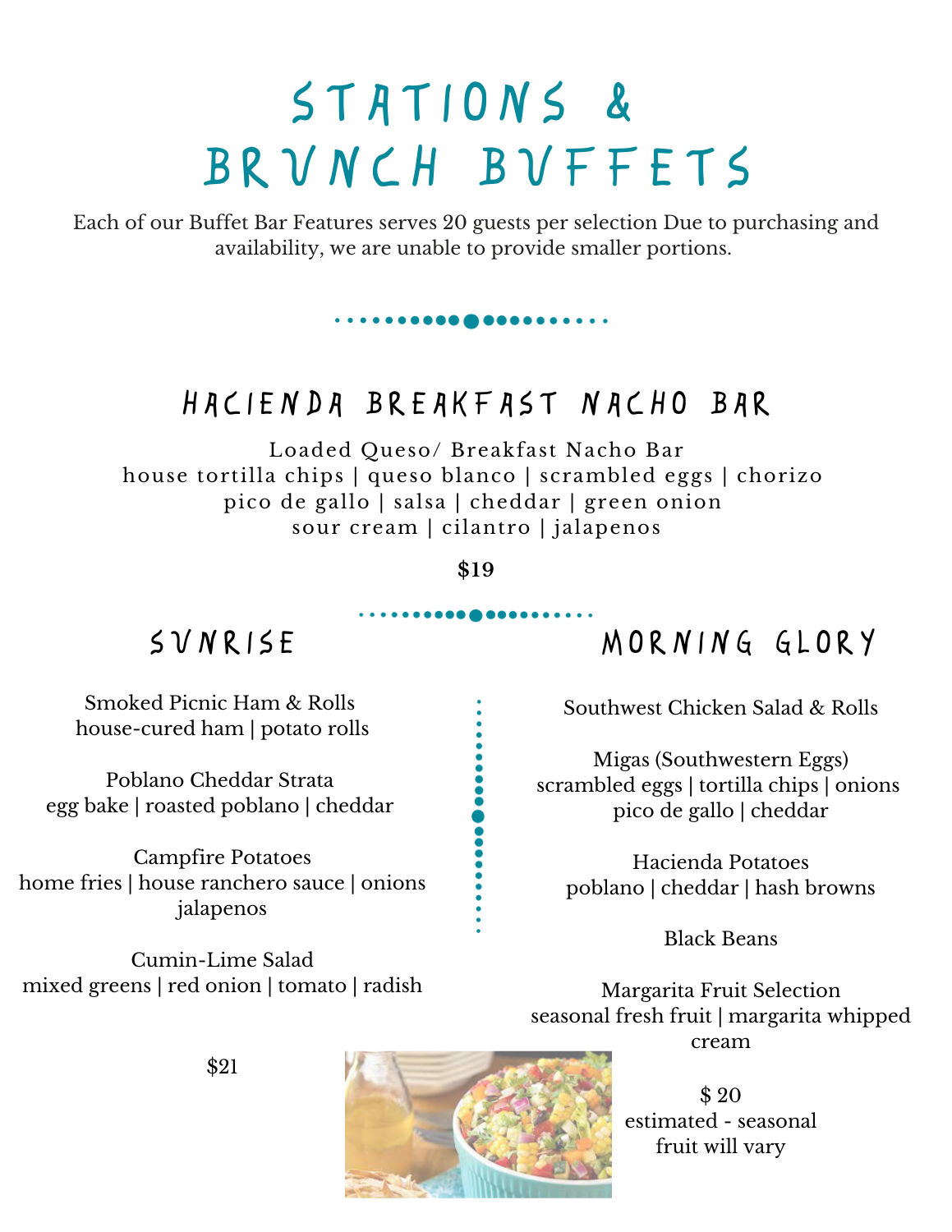 Private Event Menus — Hacienda Beer Co.