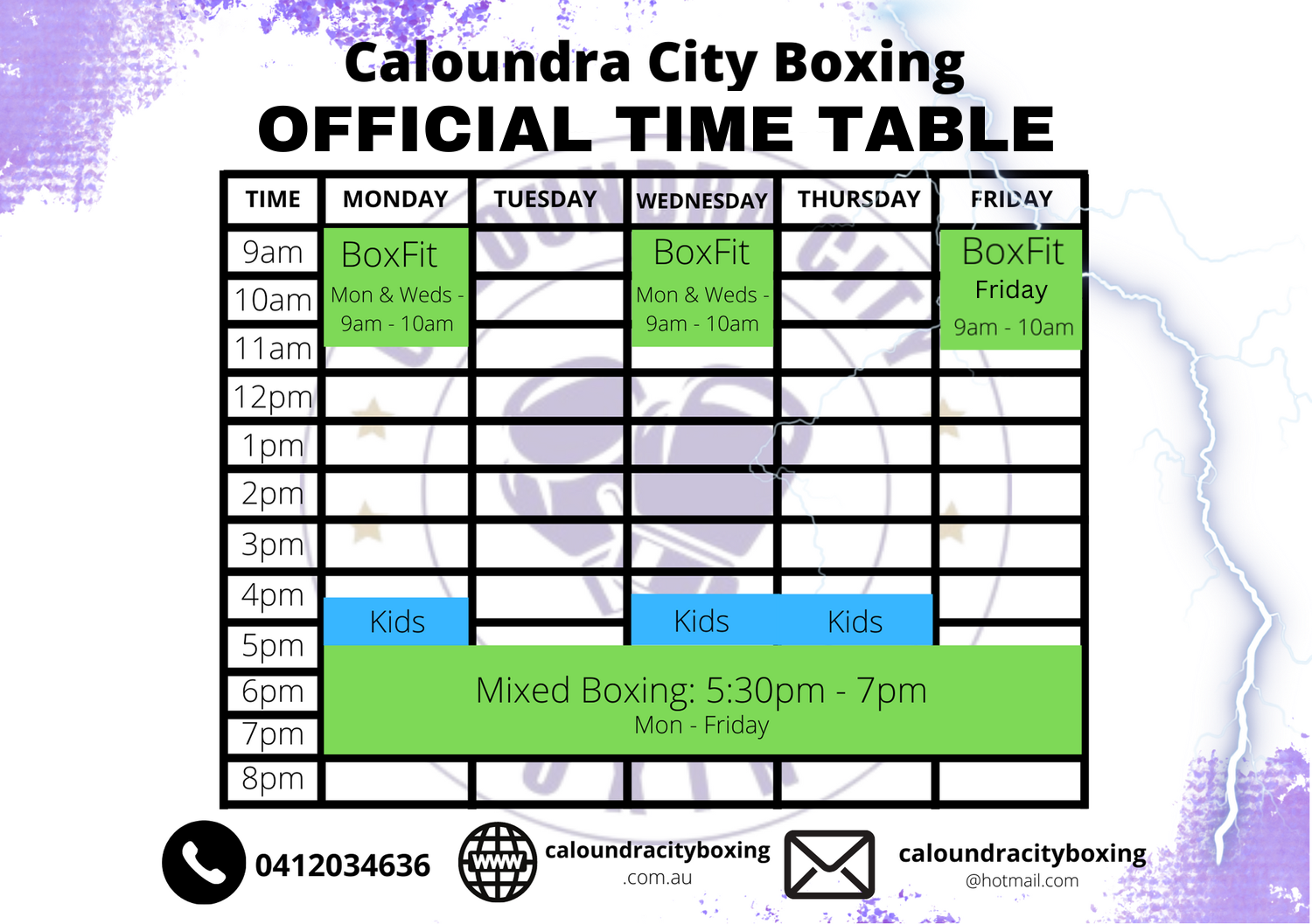 Caloundra City Boxing