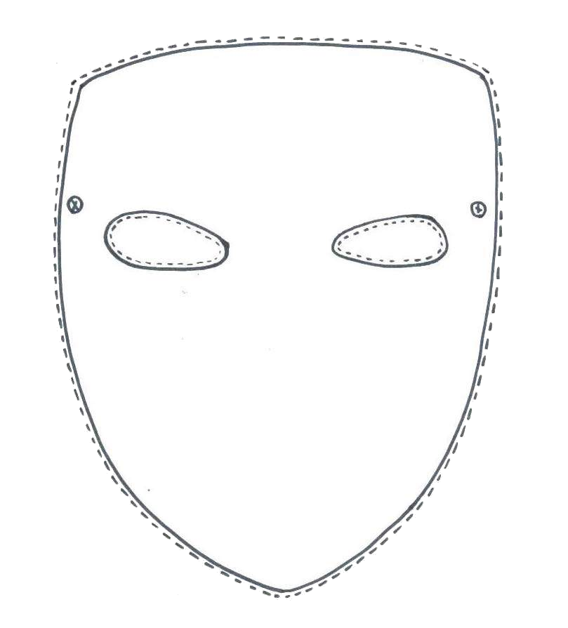 Full Head Mask Template