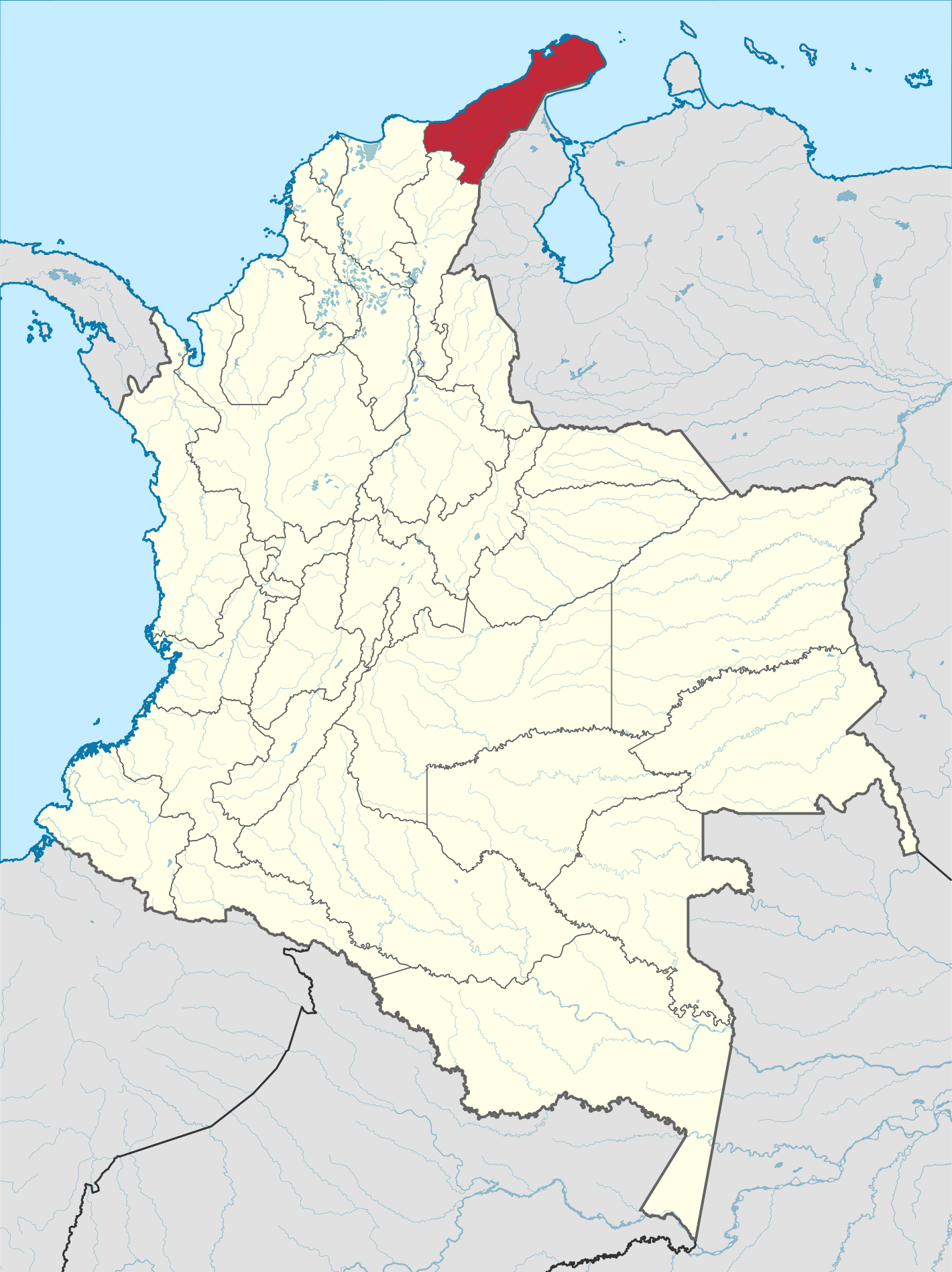 Afro Colombian Map