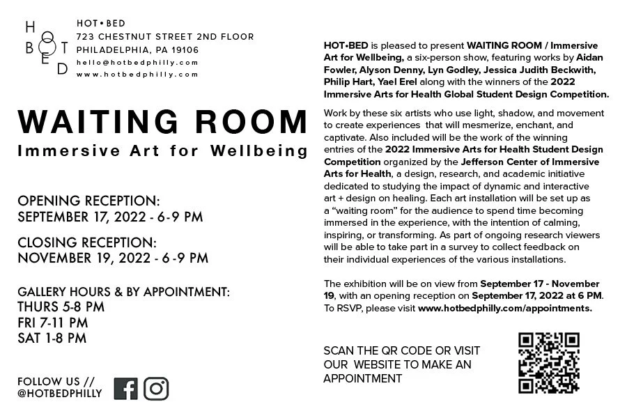 Waiting Room Card — HOT•BED