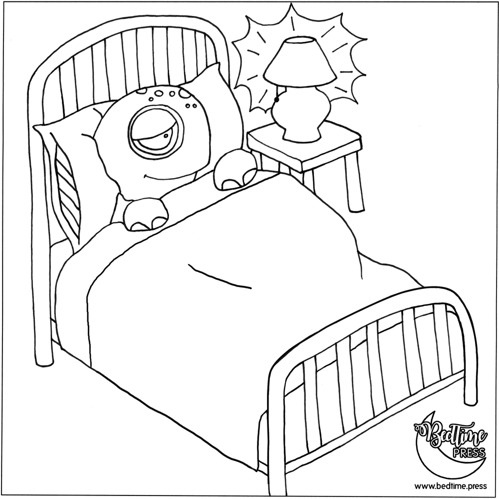 Coloring Pages Bedtime