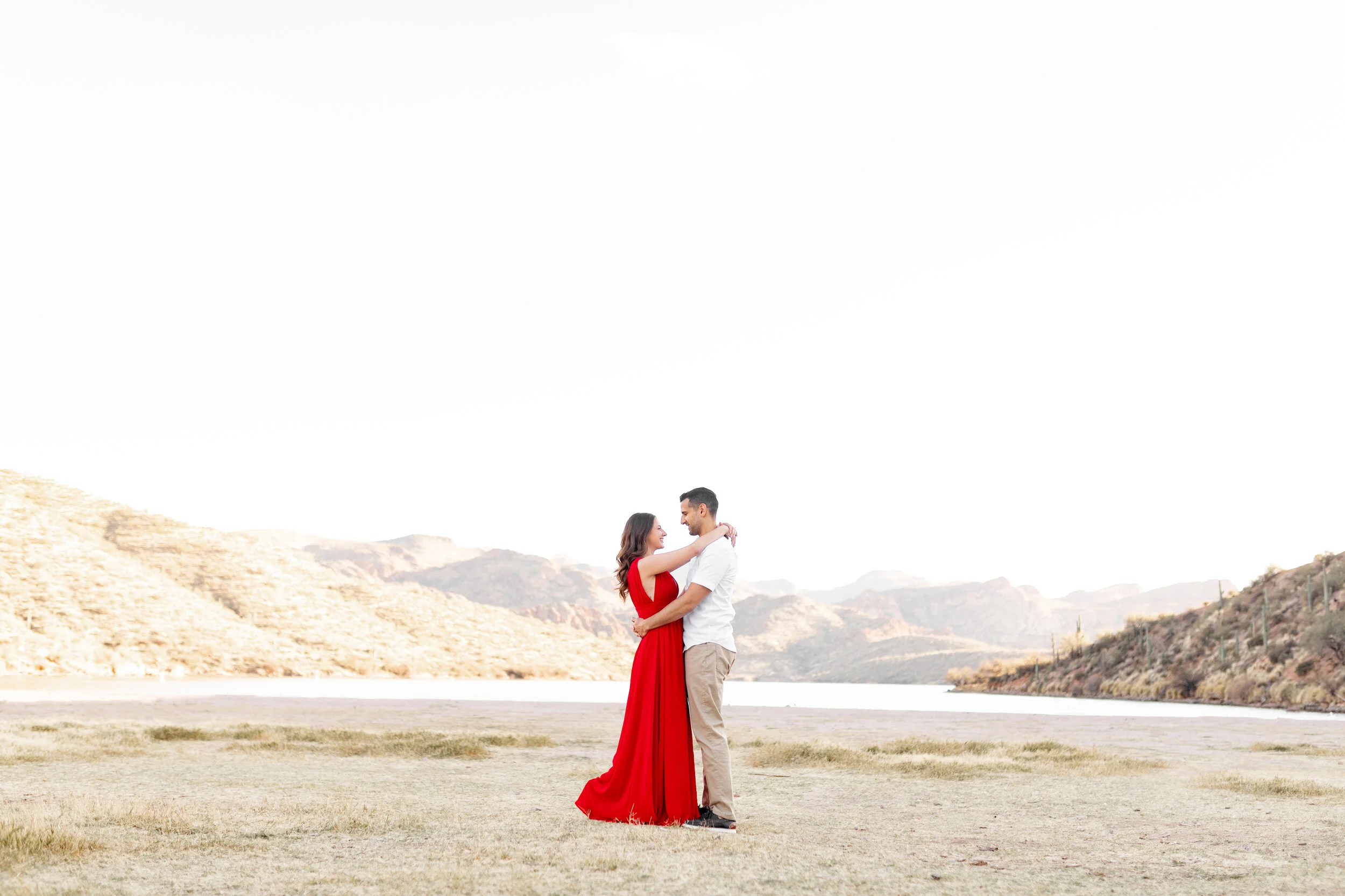 Saguaro Lake Engagement Session, Mesa, Arizona — PINE & FORGE
