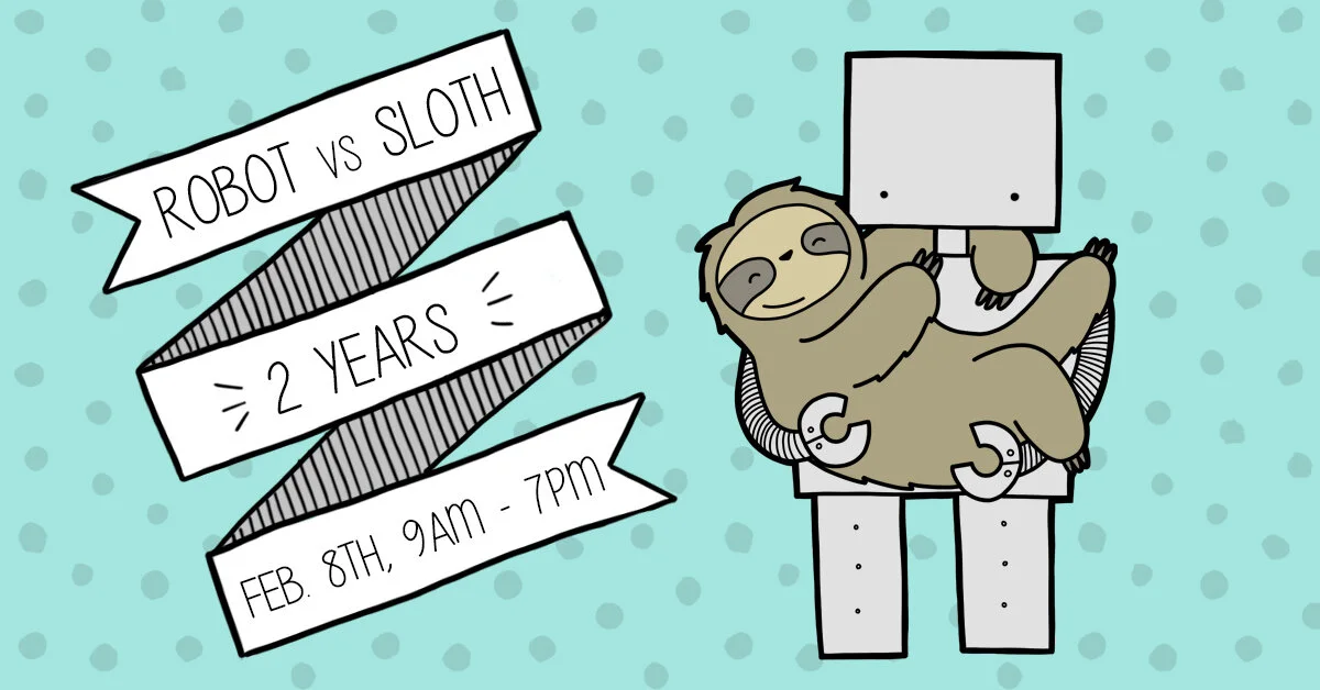 Events — Robot vs Sloth