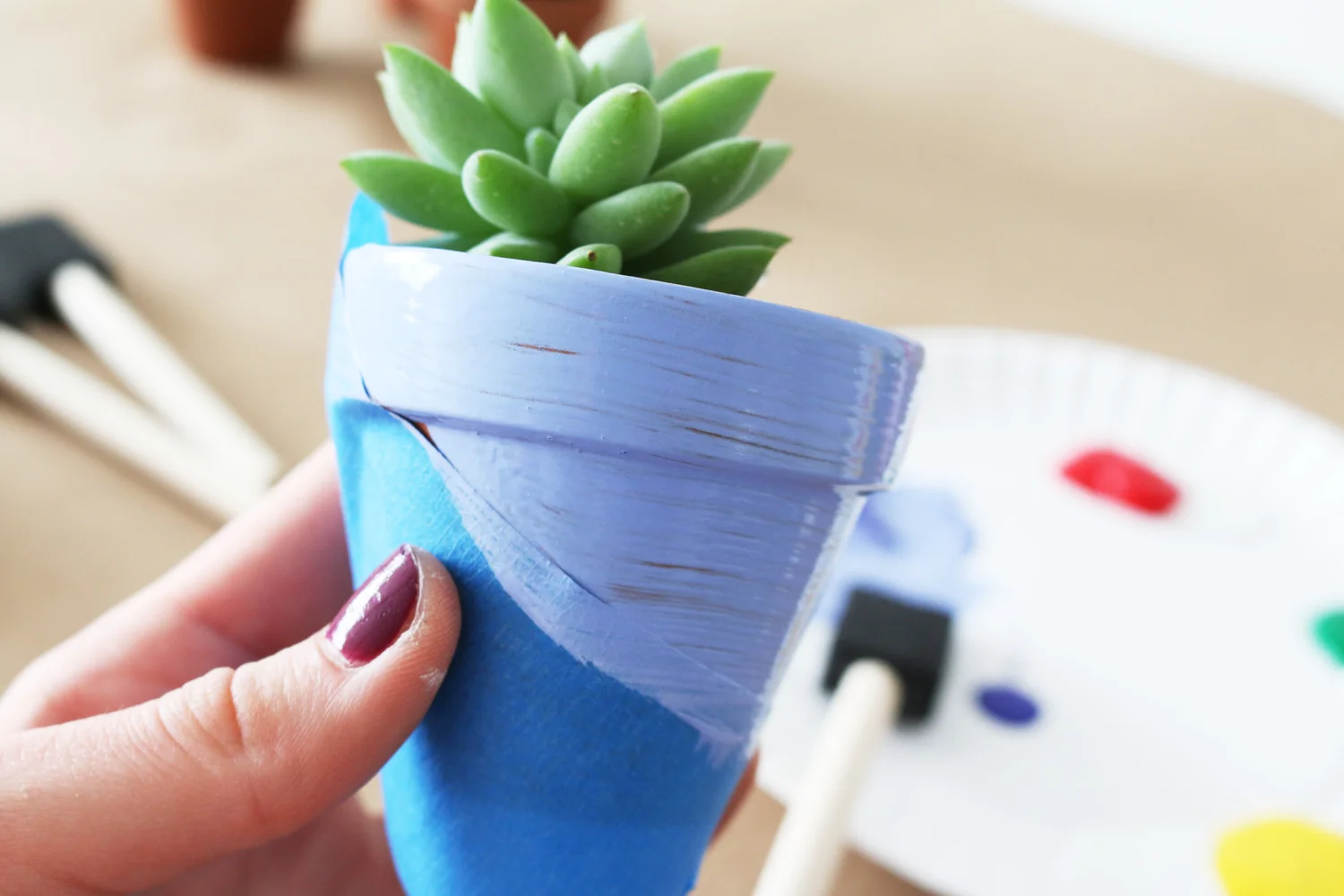 DIY with LMP: Mini Painted Pots — Little Miss Party