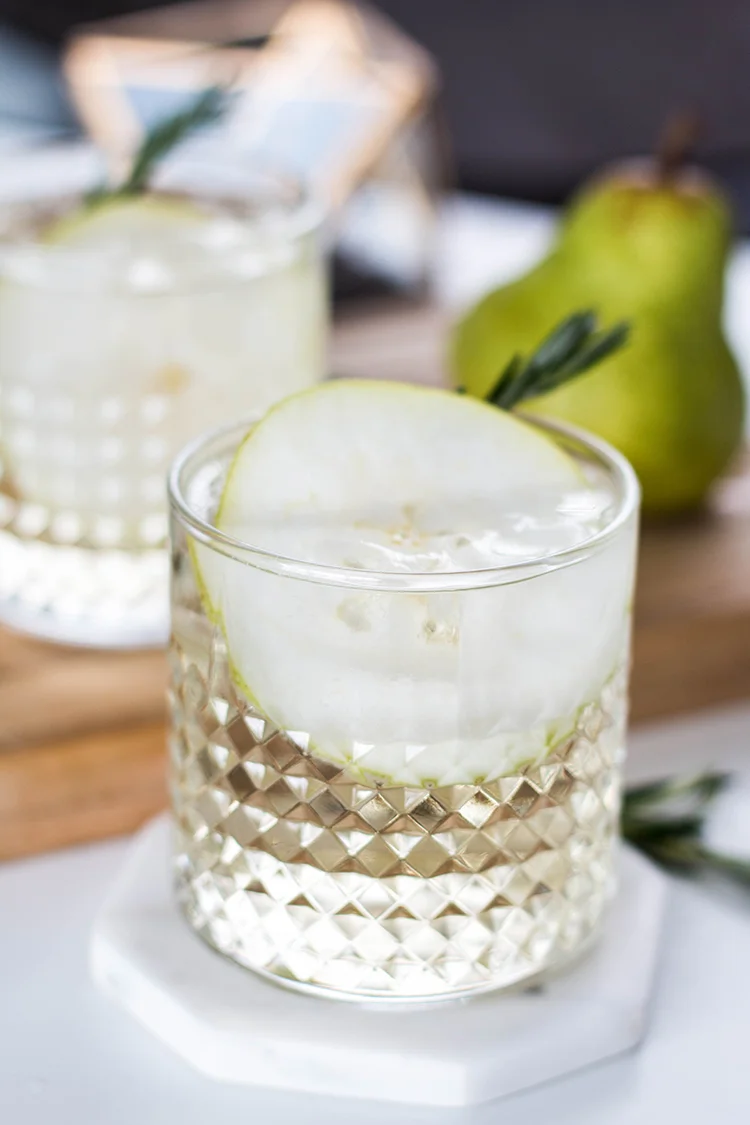 Rosemary + Pear Spritz — Little Miss Party