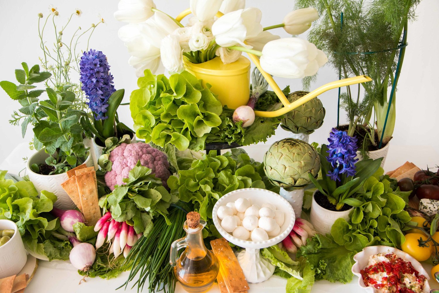 An Edible Table Runner for Earth Day — Little Miss Party