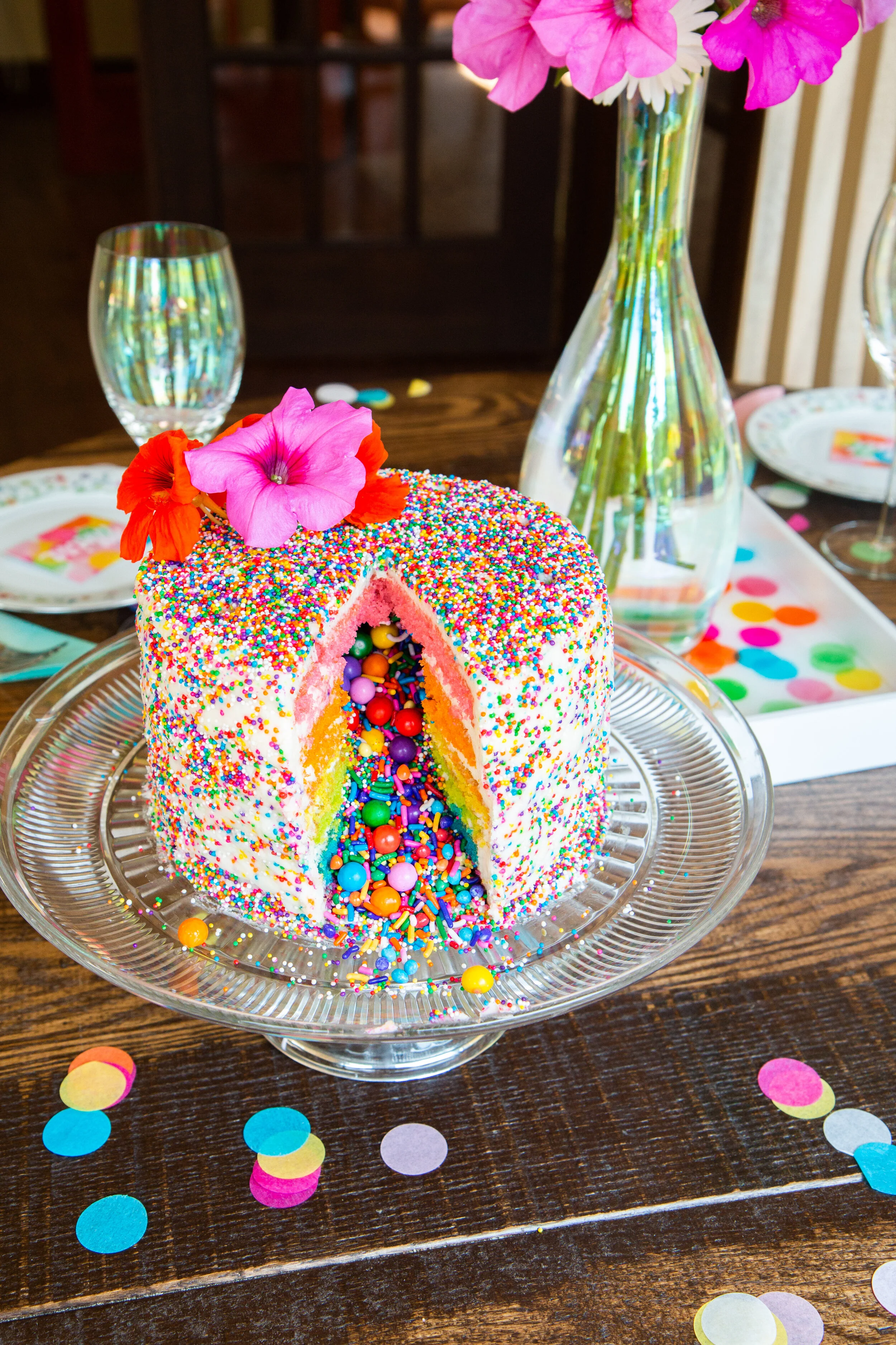 A Confetti Filled Birthday — Little Miss Party