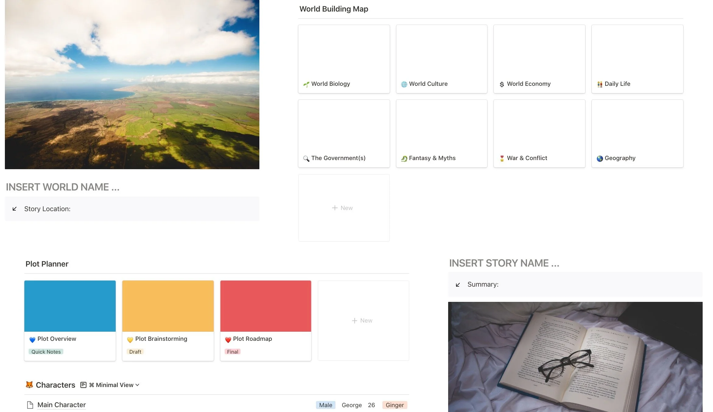 A Storyboard Template In Notion Red Gregory A Storyboard Template In Notion Red Gregory